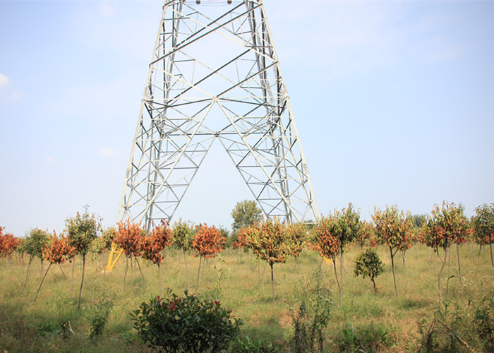 L'immersion chaude d'ASTM 123 a galvanisé le pylône en acier du trellis ...